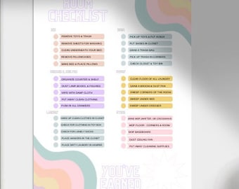 Kid's Bedroom Checklist - Etsy