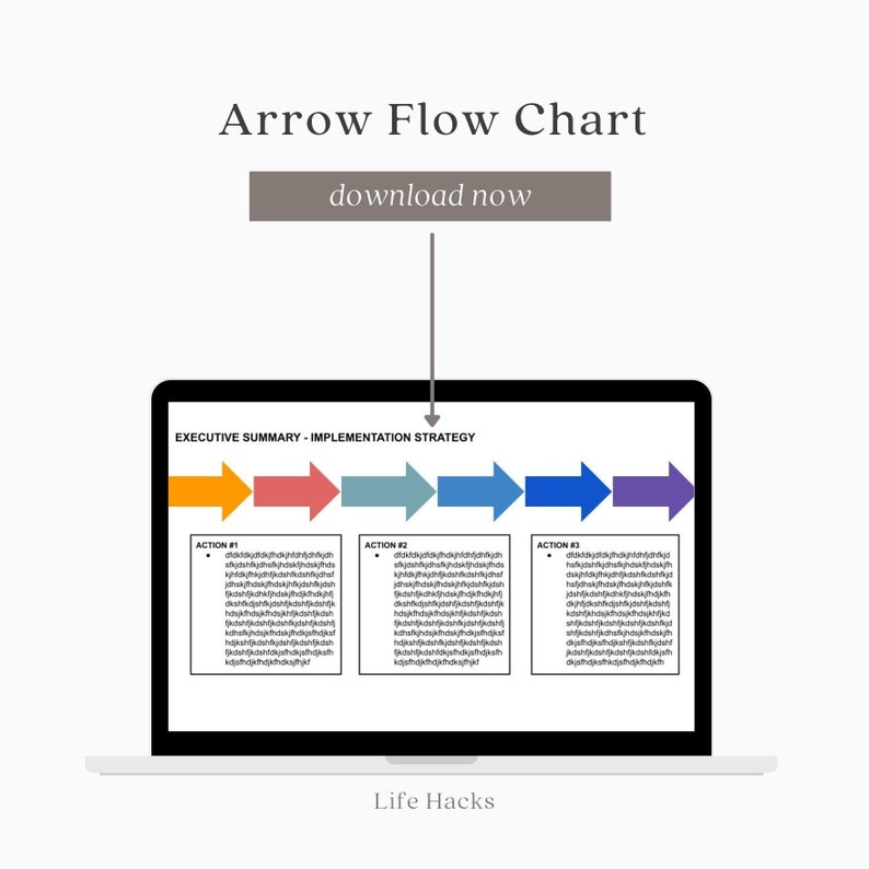 Arrow Flow Chart - Etsy