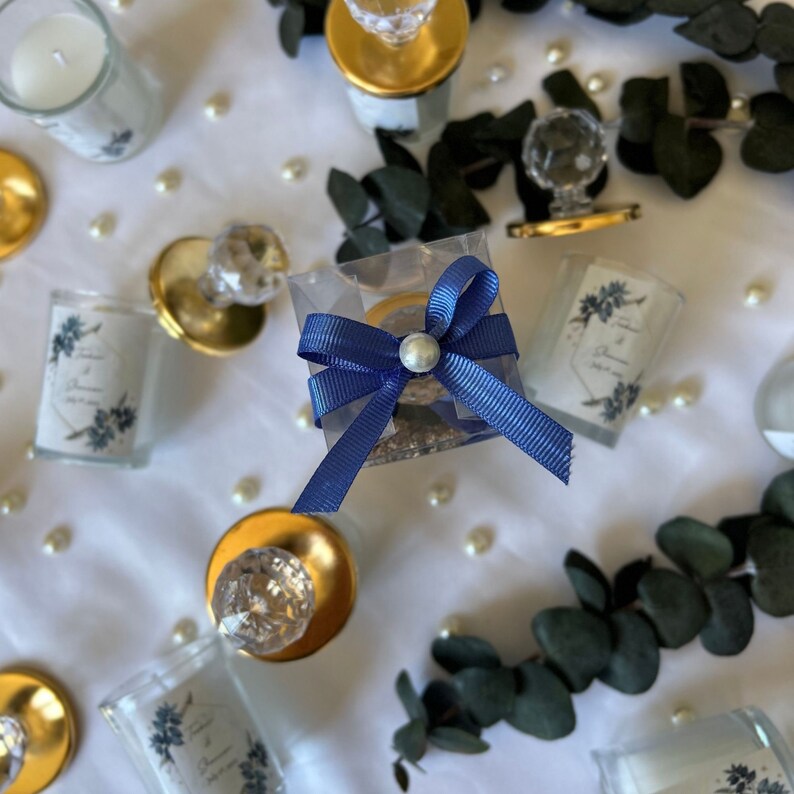 Crystal Lid Candle Wedding Favors: Personalized Engagement Gift - Etsy