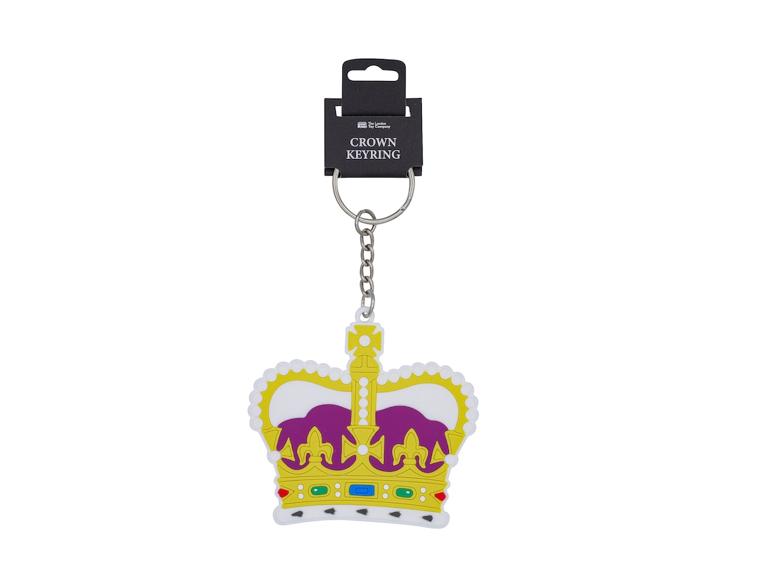 Crown Keyring With Metal Keychain - Etsy