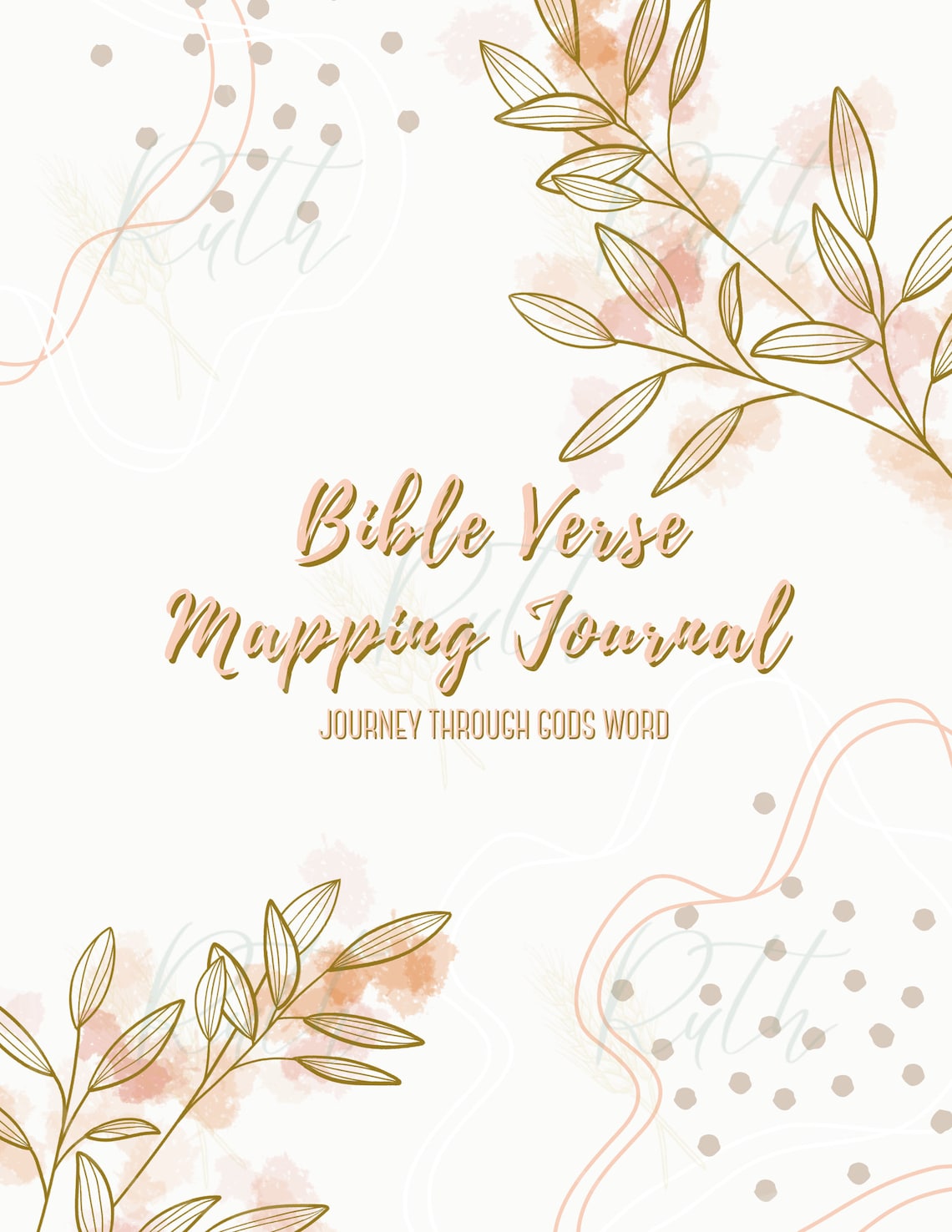 Bible Verse Mapping Journal for Women, PDF Files, Digital Download - Etsy