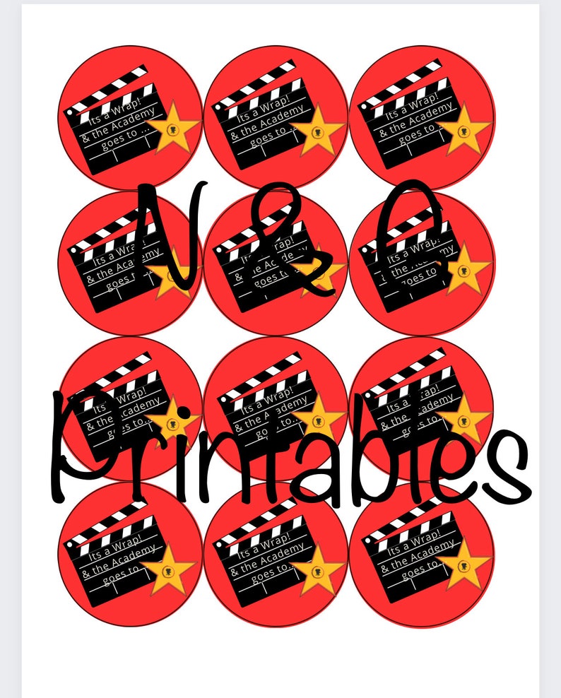 Movie Night- Editable Printables - Etsy