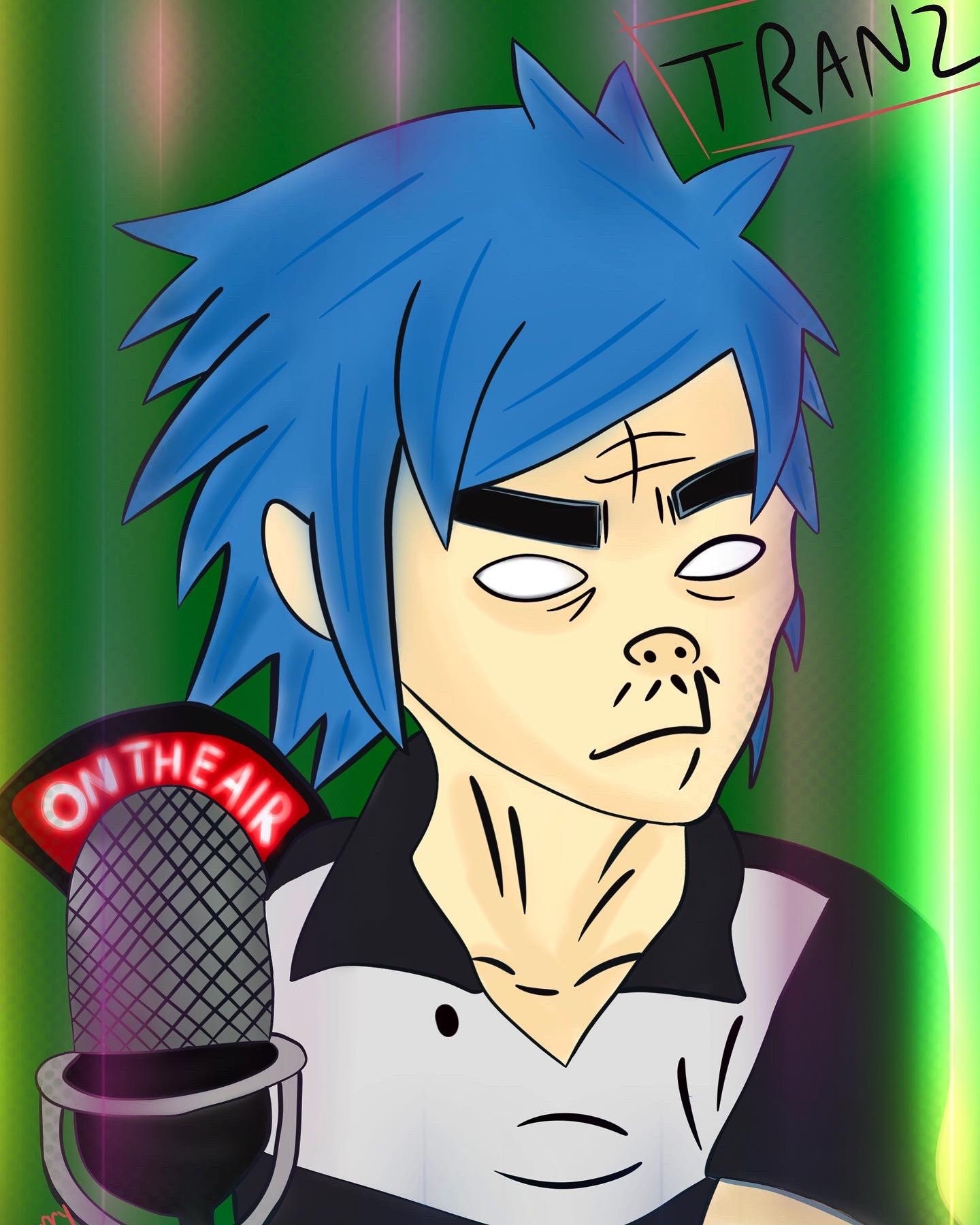 Gorillaz 2D Tranz - Etsy