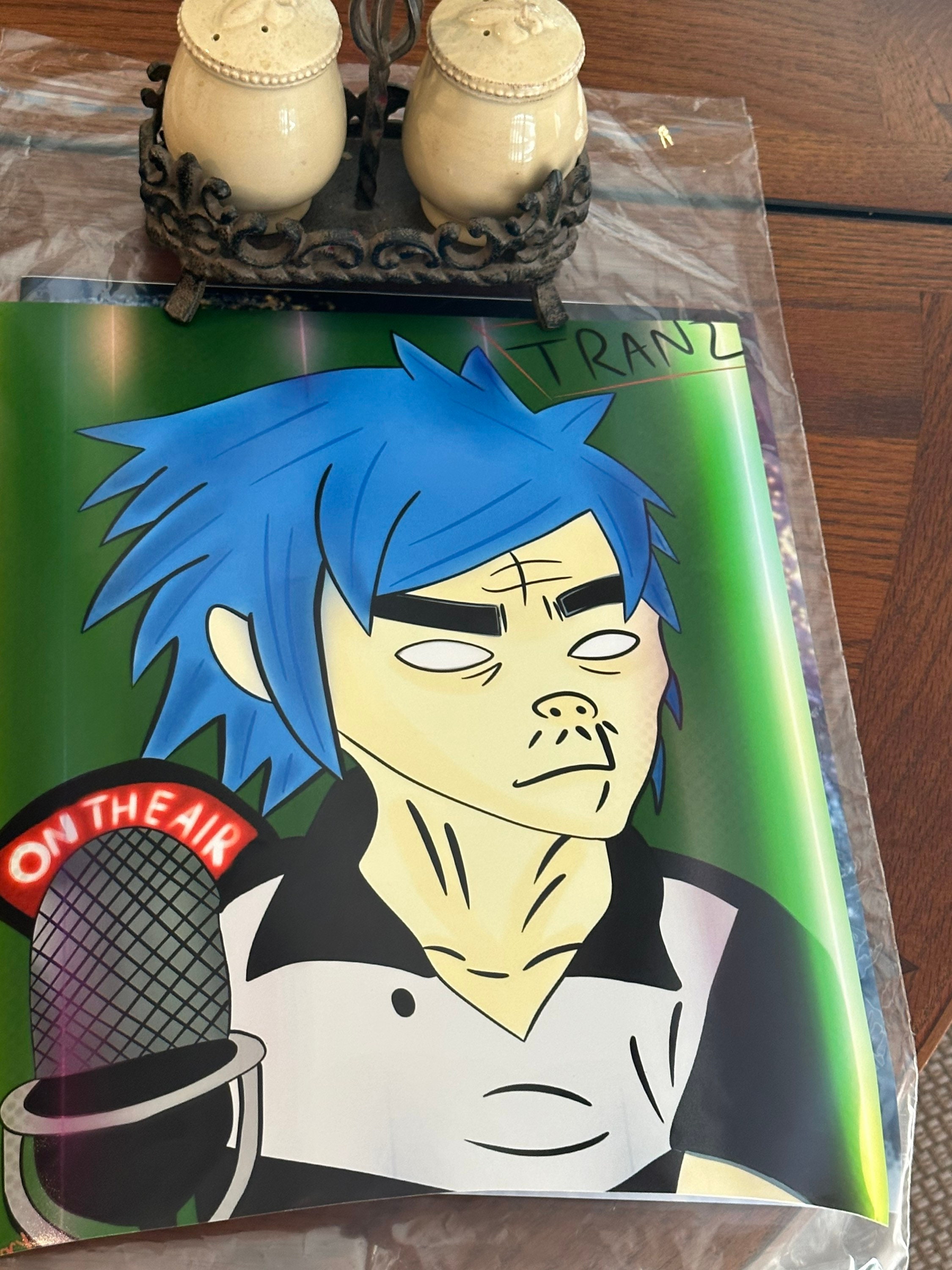 Gorillaz 2D Tranz - Etsy
