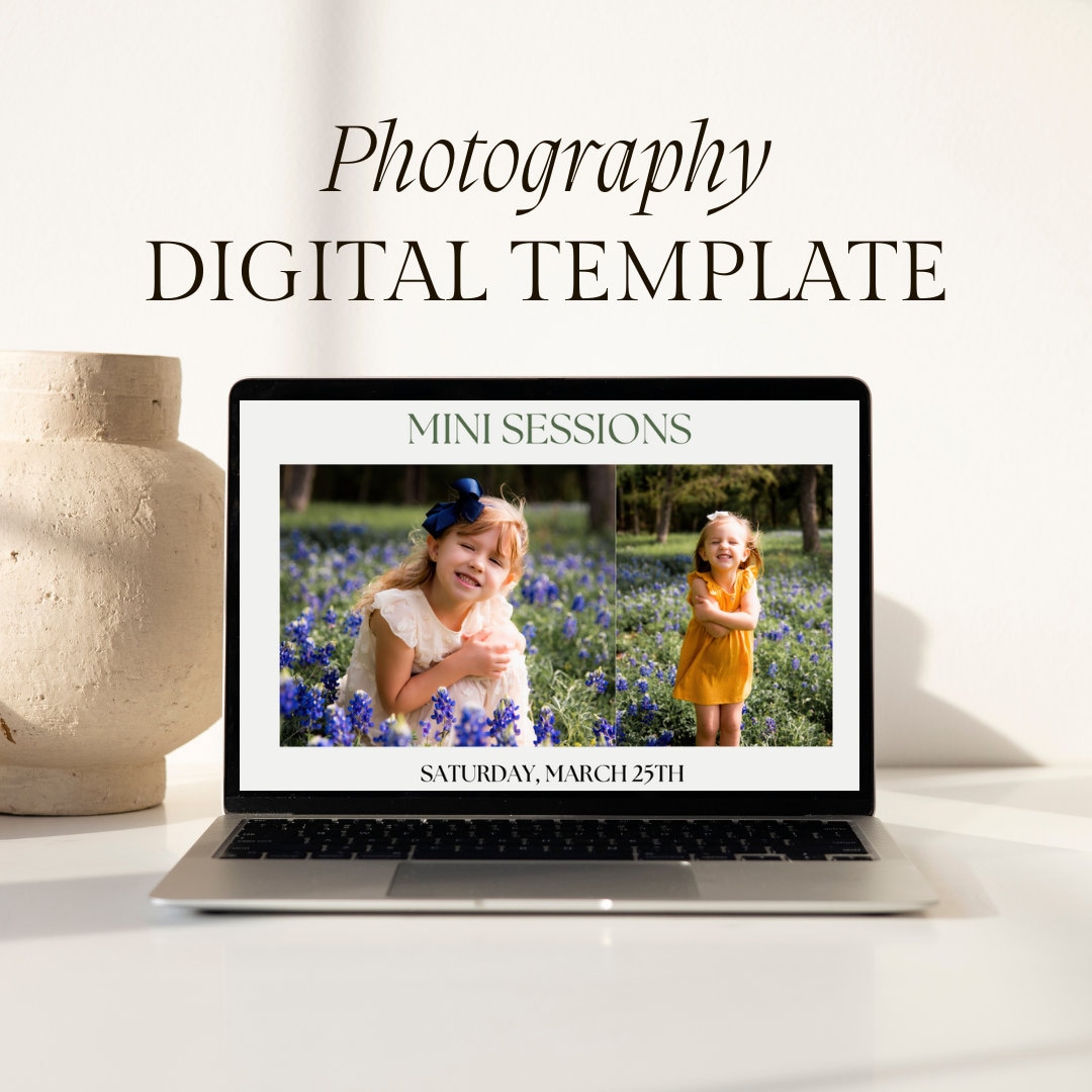 Mini Session Digital Template, Mini Session Template, Photography Mini ...