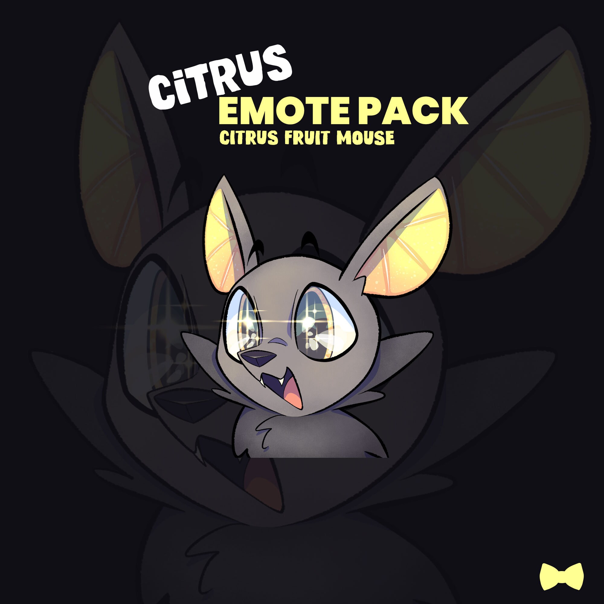 5x Twitch Emote Pack - Citrus Bad Mouse | Comic & Illustration ...