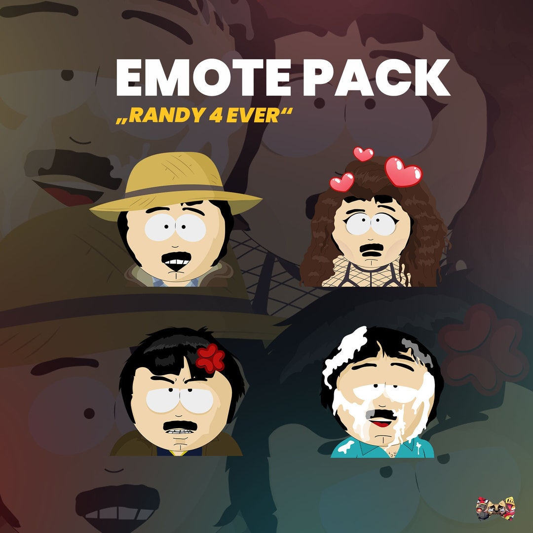 4x Twitch Emotes South Park Randy Marsh Comic & Illustration Instant ...