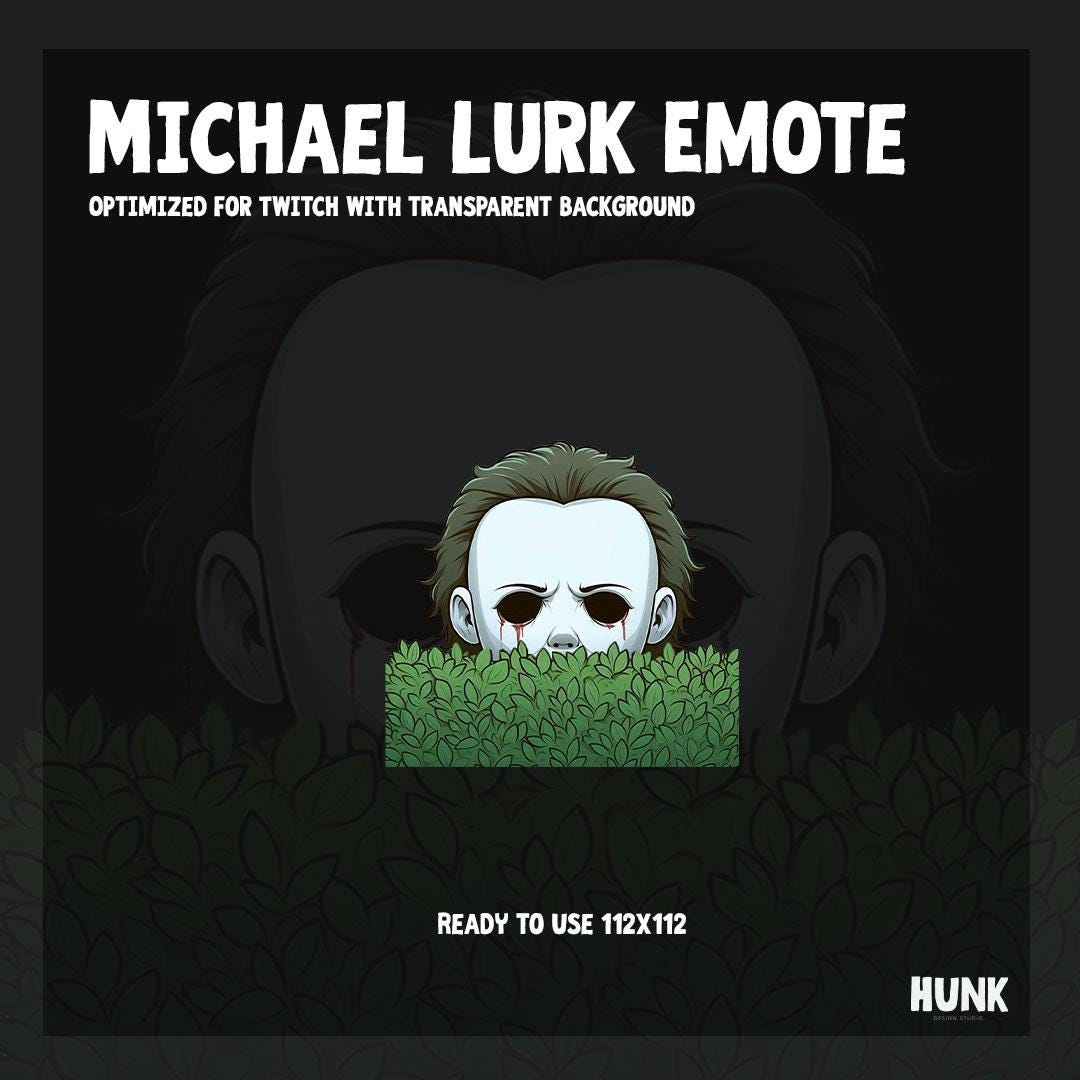 Horror Emote | Twitch, Kick, Dbd Panels, Dbd Emotes, Michael Myers ...