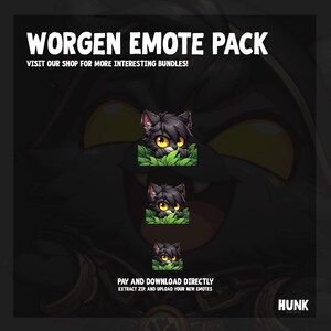 Worgen Emotes | Twitch, Youtube, Discord, Wow Emotes, Wolf Emotes ...