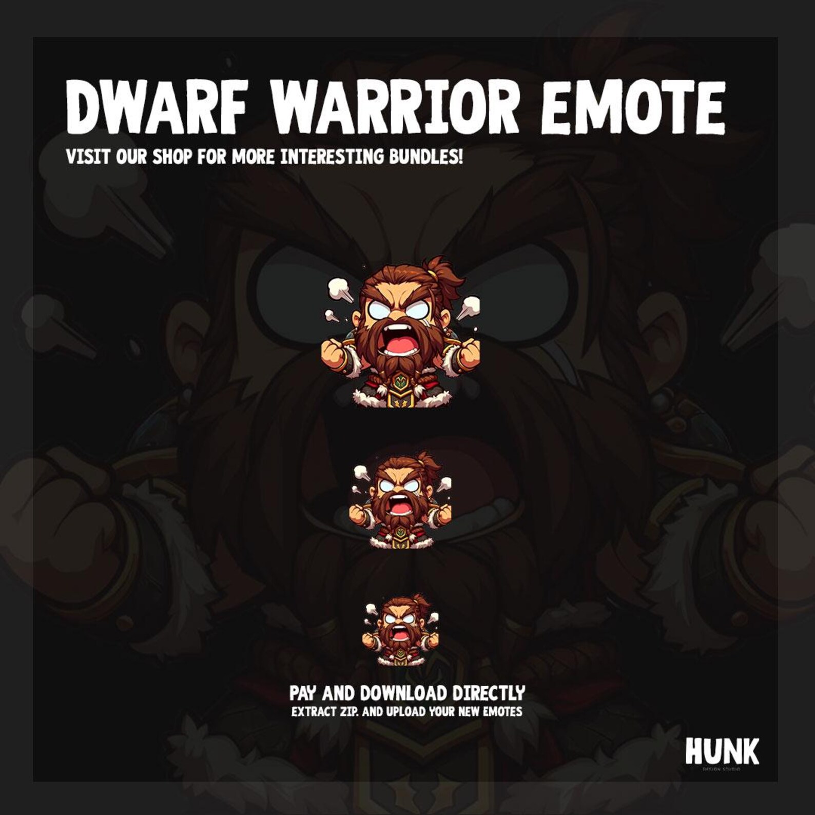 Dwarf Warrior Emote | Twitch, Youtube, Discord, Wow Emotes, Rage Emotes ...