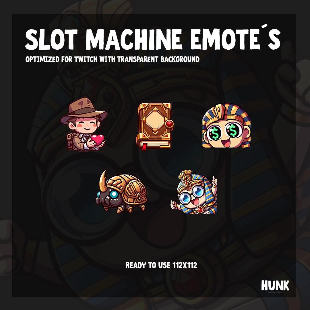 Slot Machine Emotes| Twitch, Youtube, Discord, Funny Emotes, Twitch ...