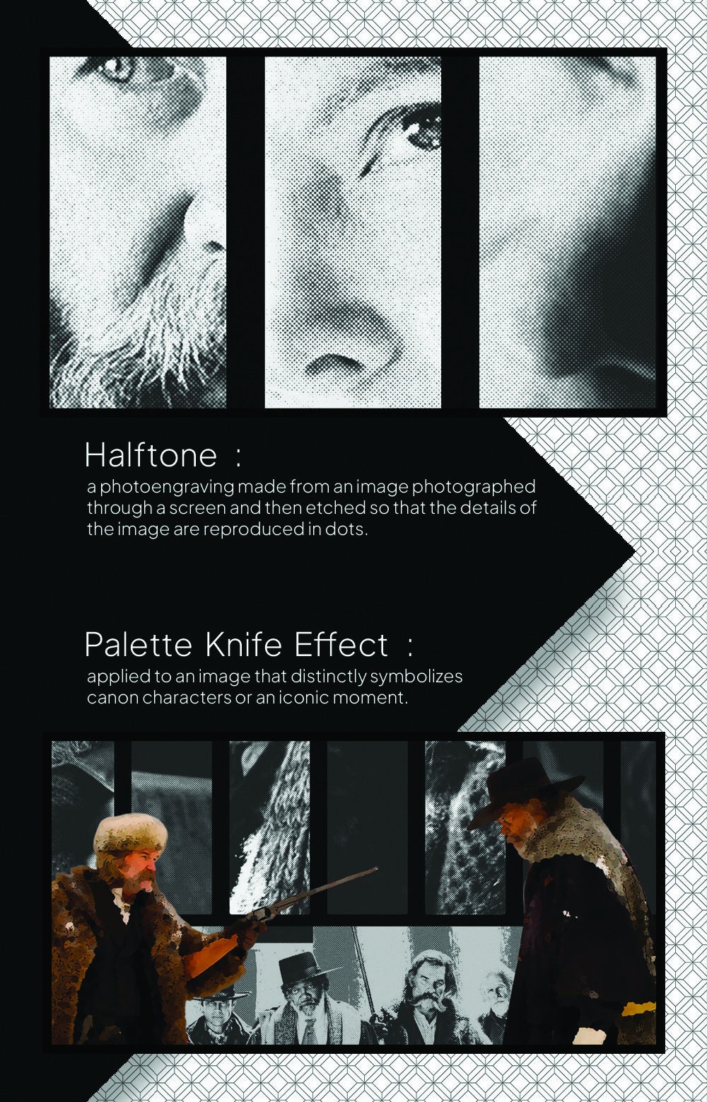 OZ Halftone Tv Series Poster, Grayscale Theme, Modern Poster Print ...