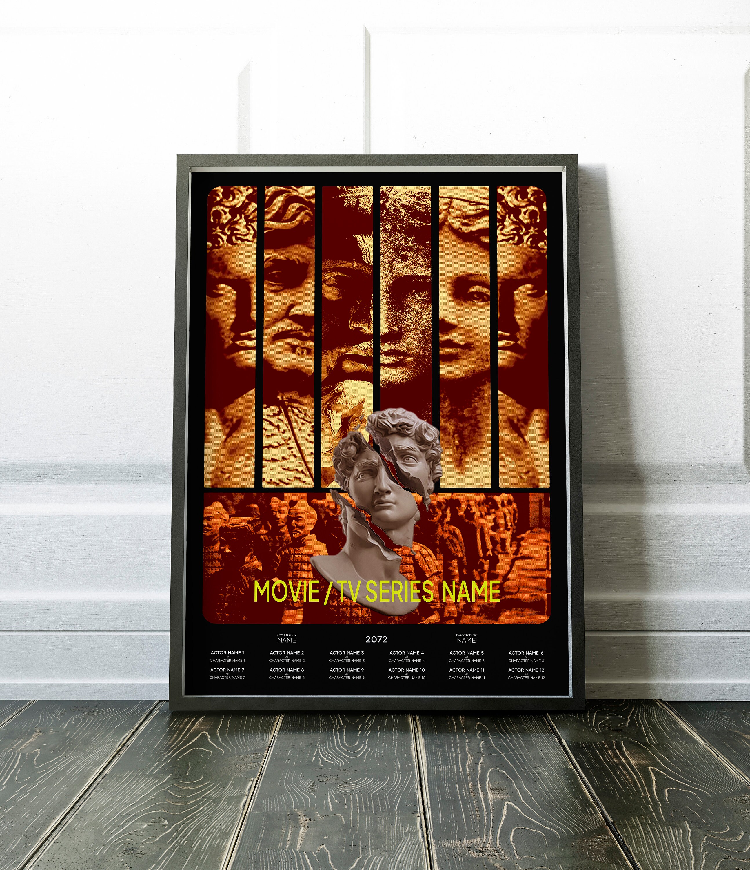 Digital Custom Movie / TV Series Poster, Modern Custom Poster Print ...
