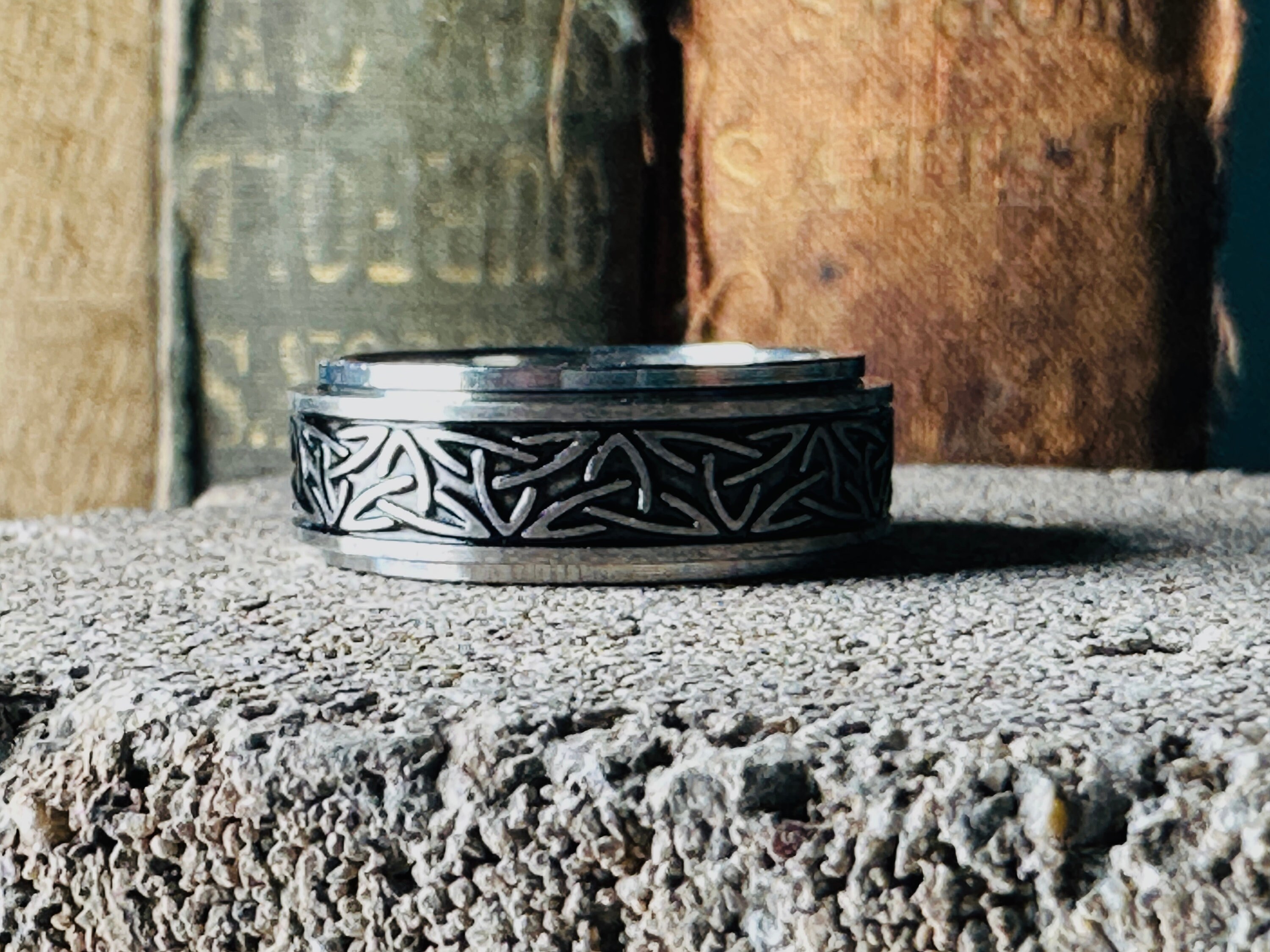 Men's Celtic Ring Fidget Anxiety Ring Gift for Men Great for Birthday, Anniversary and More - Etsy