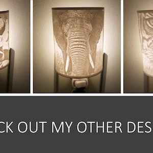 DIGITAL DOWNLOAD 3D Printed Tiger Night Light STL Download - Etsy