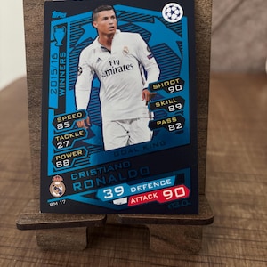 Ronaldo Match Attax Card - Etsy
