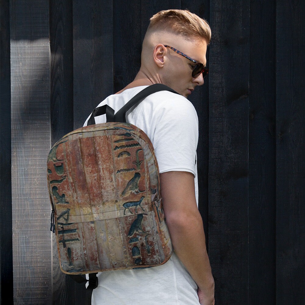 Ancient Egyptian Hieroglyphics Backpack - Etsy
