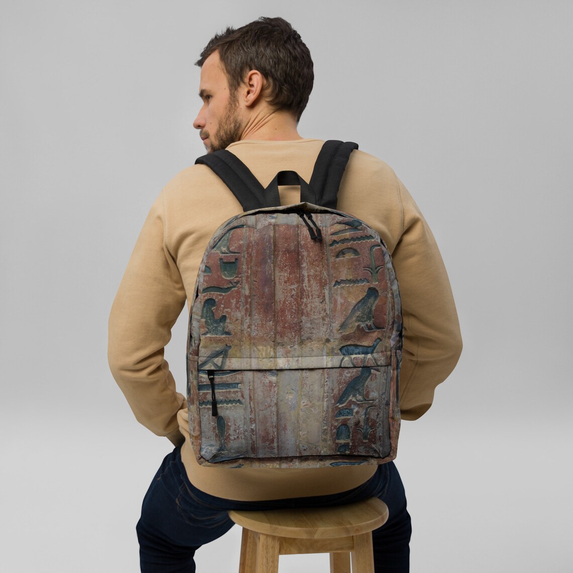 Ancient Egyptian Hieroglyphics Backpack - Etsy