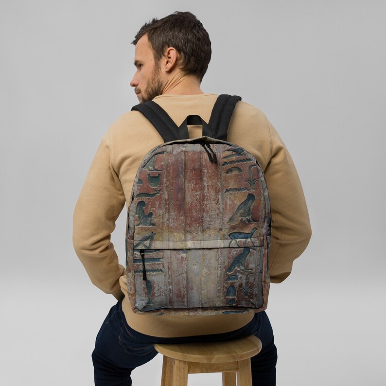 Ancient Egyptian Hieroglyphics Backpack - Etsy