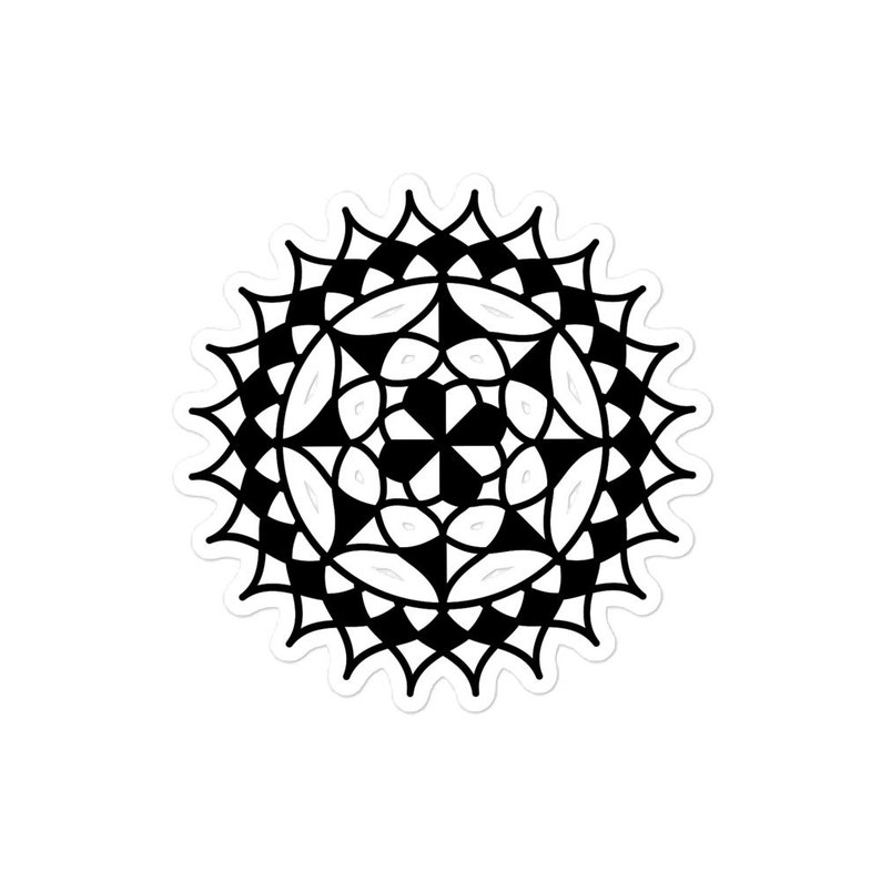 Mandala Sticker 1 - Etsy