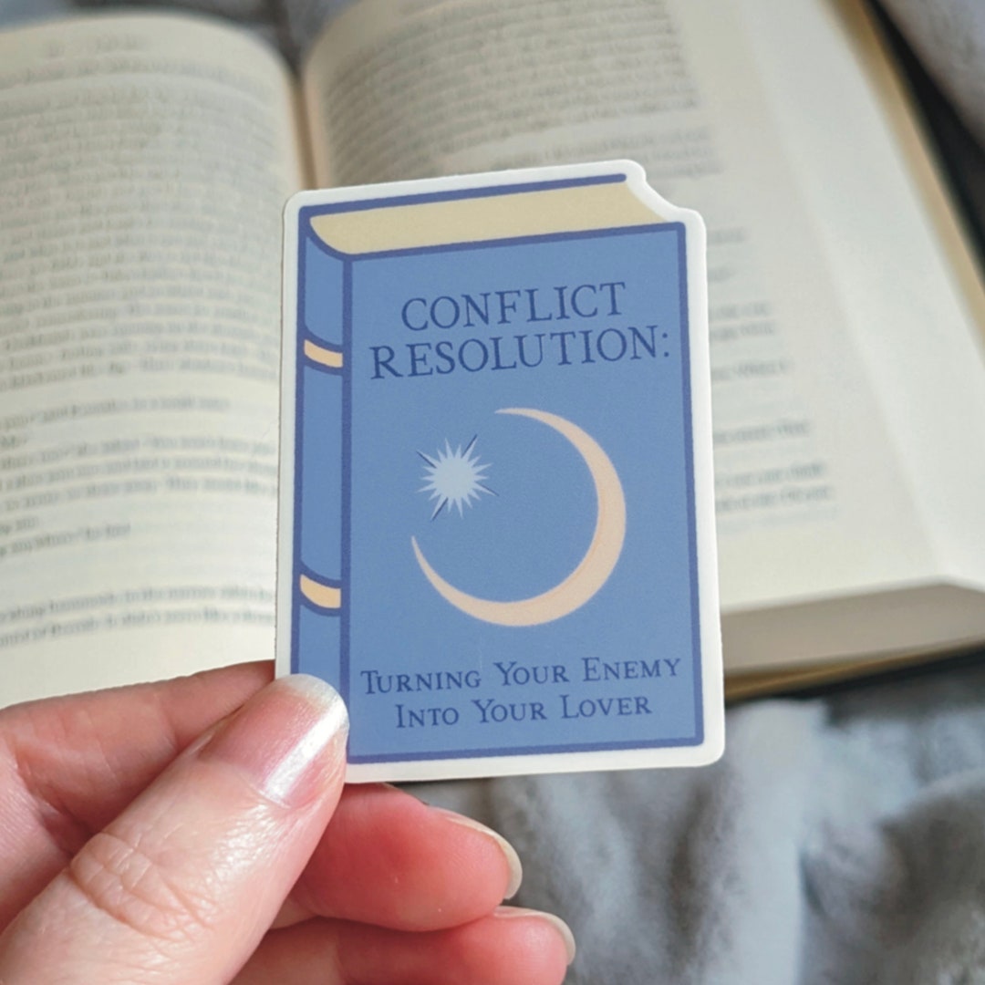 Enemies to Lovers Conflict Resolution Book Sticker Bookish for - Etsy