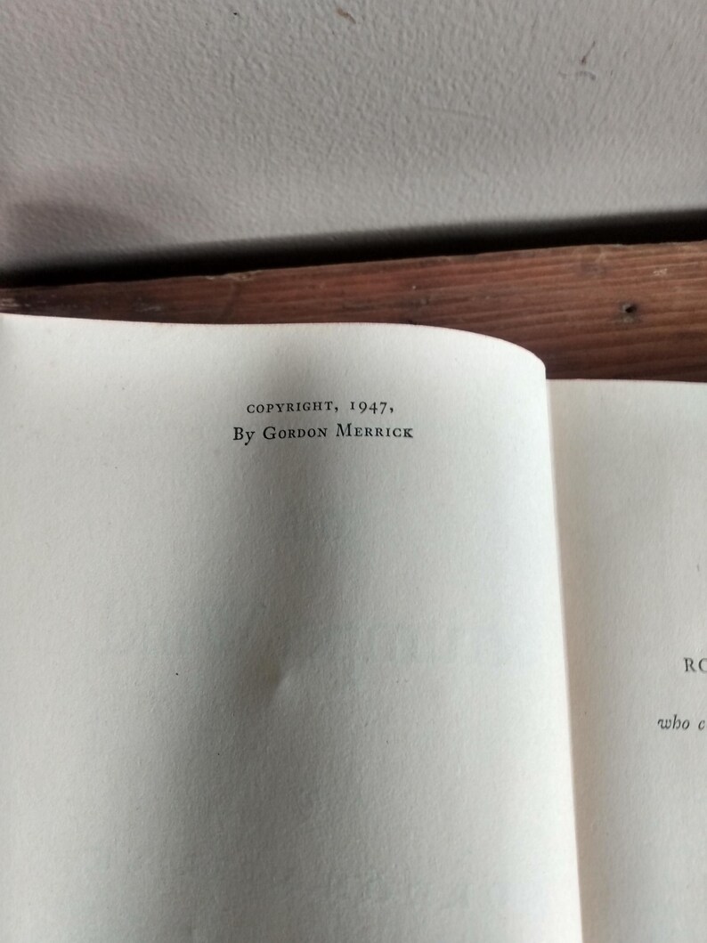 The Strumpet Wind 1947 Hardcover Book by Gordon Merrick - Etsy