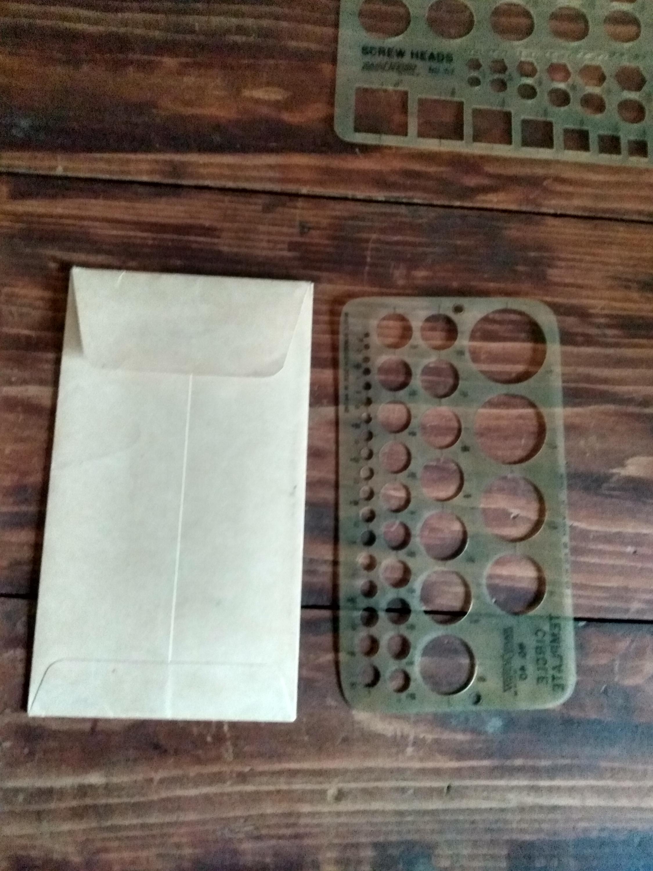 Rapidesign No 40 Circle Template Rapidesign No 57 Screw Heads Template ...