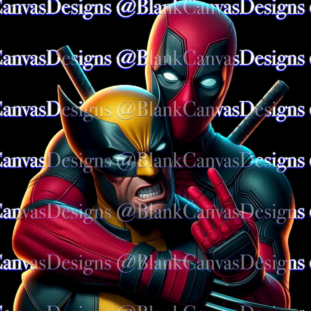 PNG Bundle Deadpool Wolverine Pose - Etsy