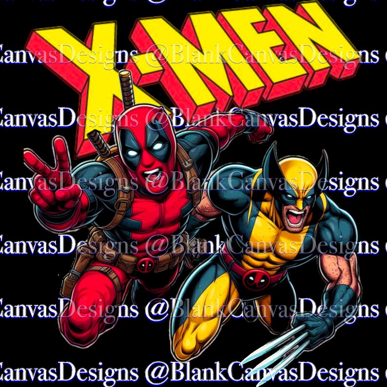 PNG BUNDLE Deadpool Wolverine XMEN Png - Etsy