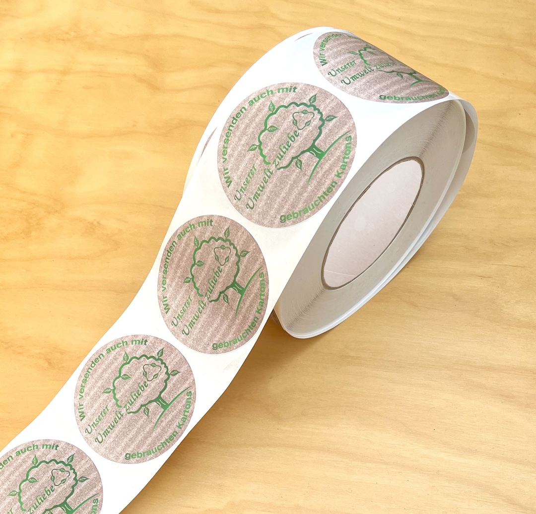 Package Labels Reused Packaging Cardboard Recycling - Etsy