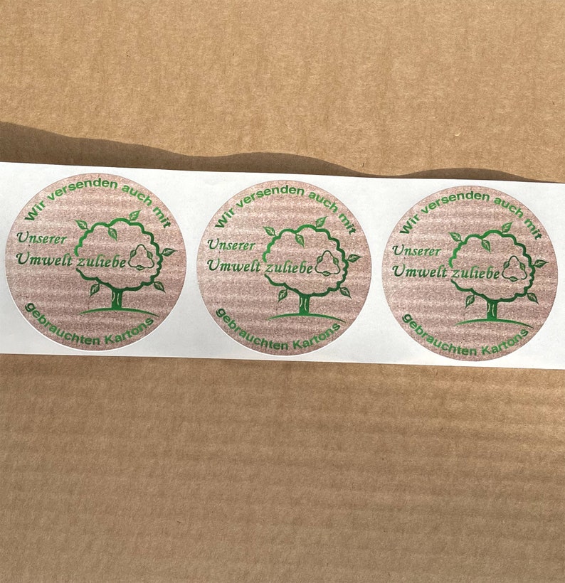 Package Labels Reused Packaging Cardboard Recycling - Etsy