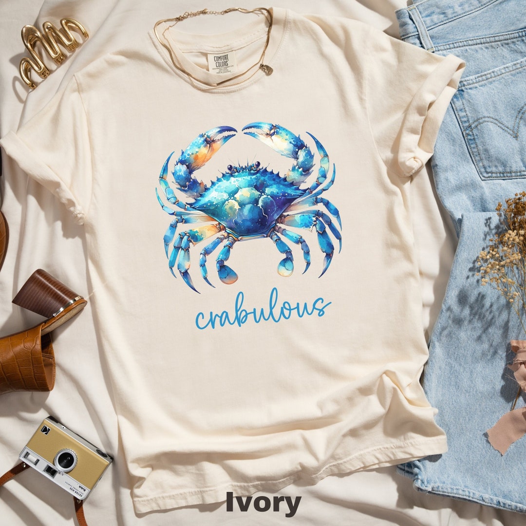 Comfort Colors Crabulous Shirt, Crab Gifts, Crab Lover Shirt, Crabbing ...