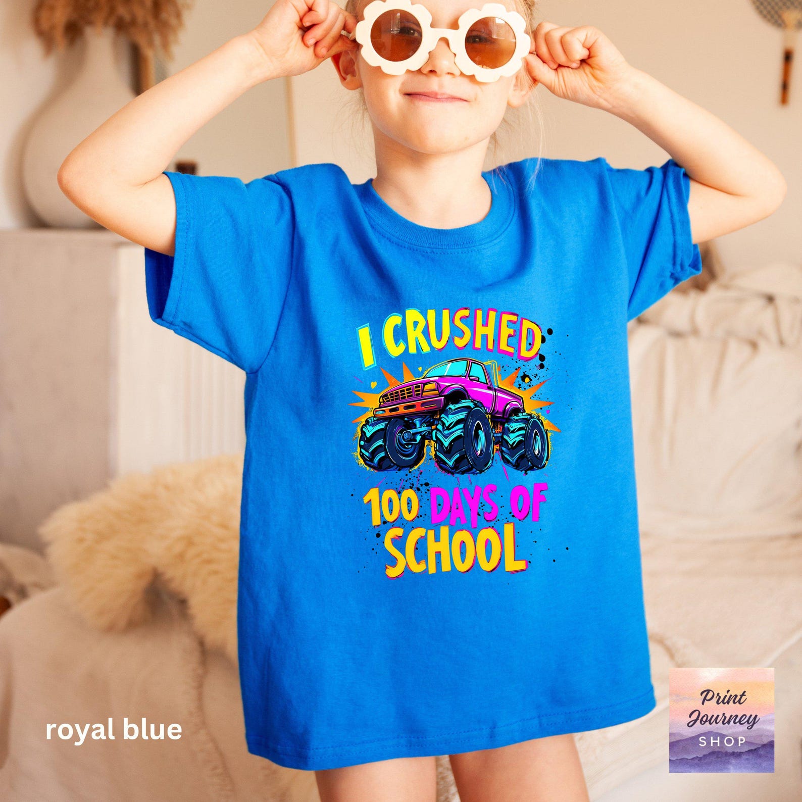 I Crushed 100 Days of School T-shirt, Kids and Teachers 100th Day of ...