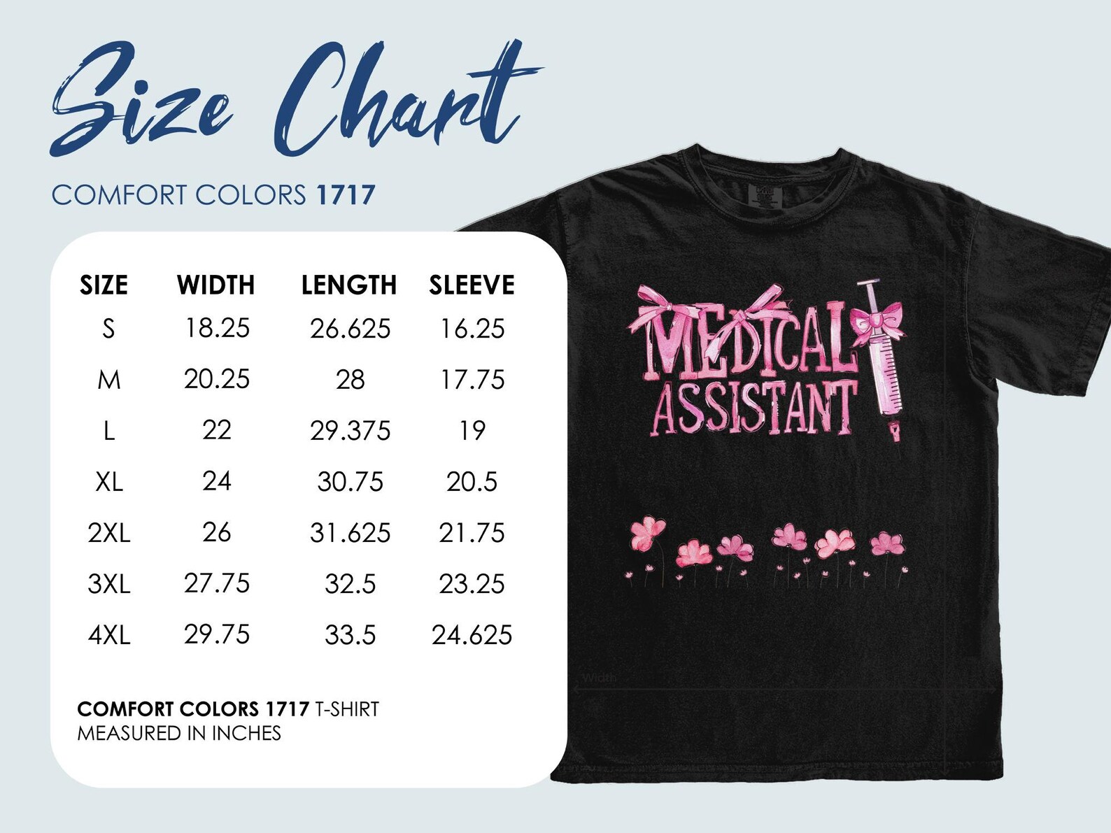 Pink Medical Assistant T-shirt, Cute Healthcare Worker Tee, Girly ...