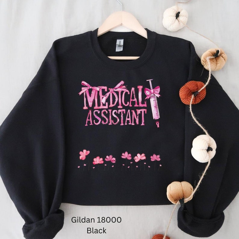 Pink Medical Assistant T-shirt, Cute Healthcare Worker Tee, Girly ...