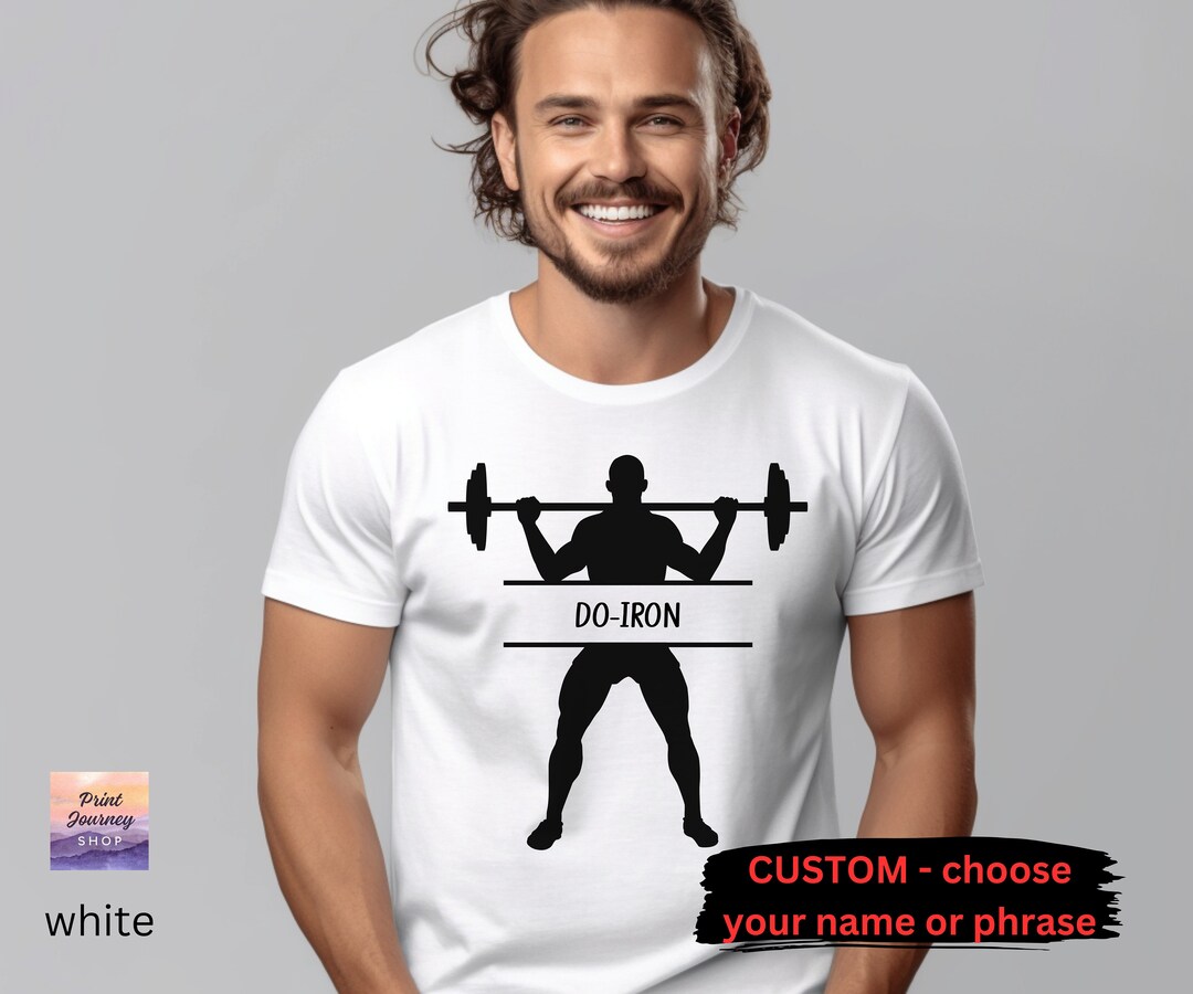 Personalized Weight Lifting Shirt, Custom Gym Shirt, Funny Workout ...