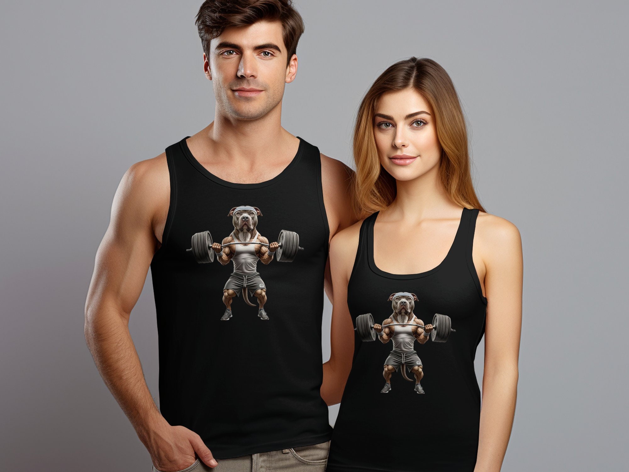 Funny Pitbull Gym Tank Top, Pitbull Gift, Funny Dog Trainer Gift ...