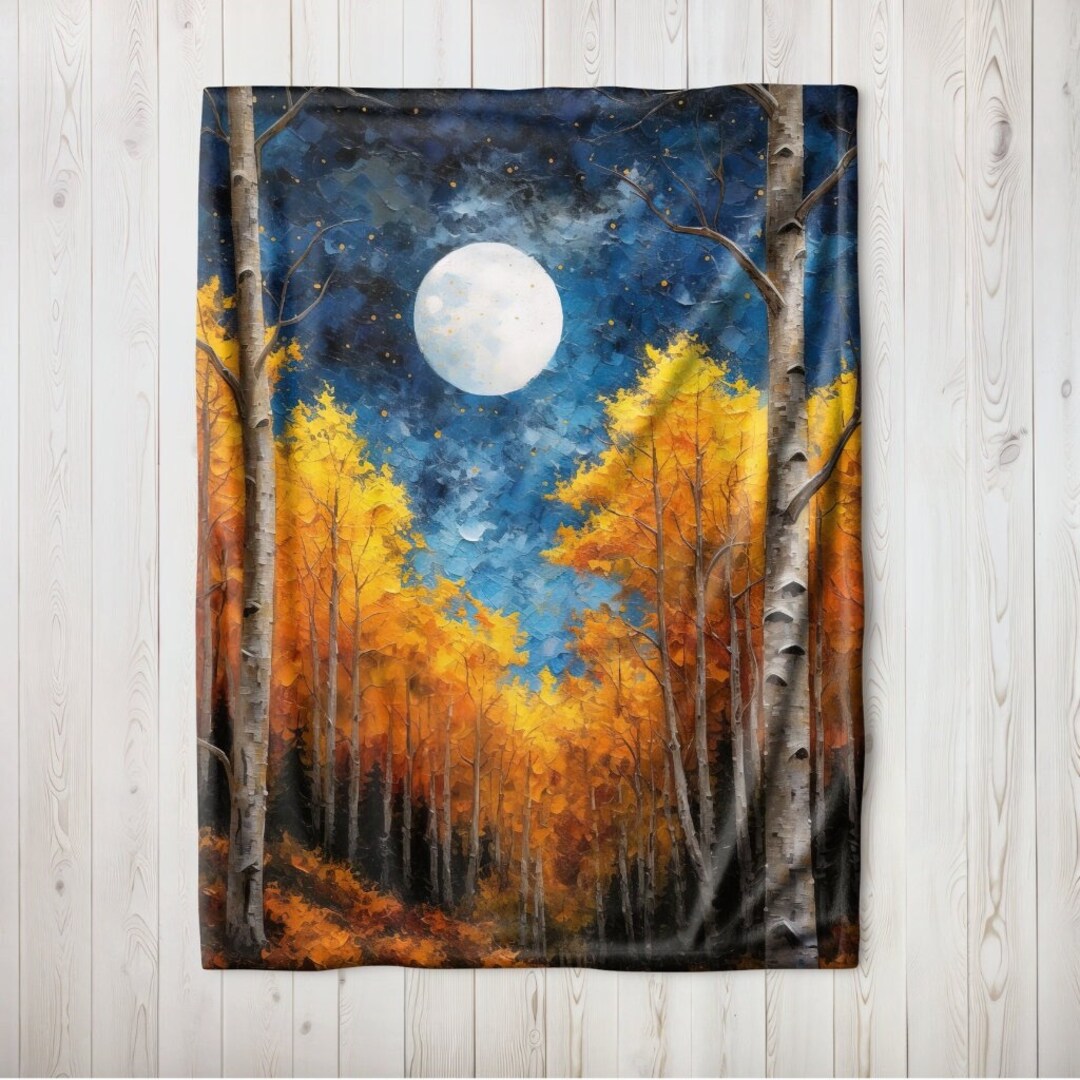 Aspen Forest Blanket, Colorado Blanket, Flagstaff Arizona, Chalet Decor ...