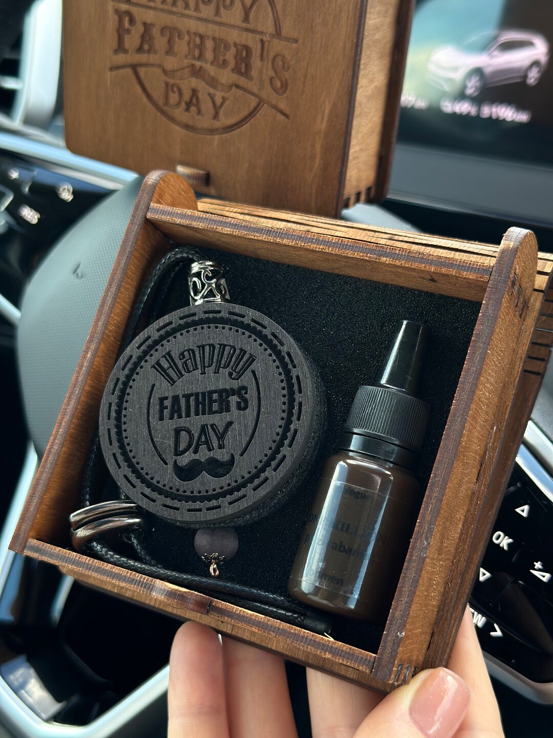 Personalized Wooden Car Diffuser Gift Set, Laser Engraved - Etsy