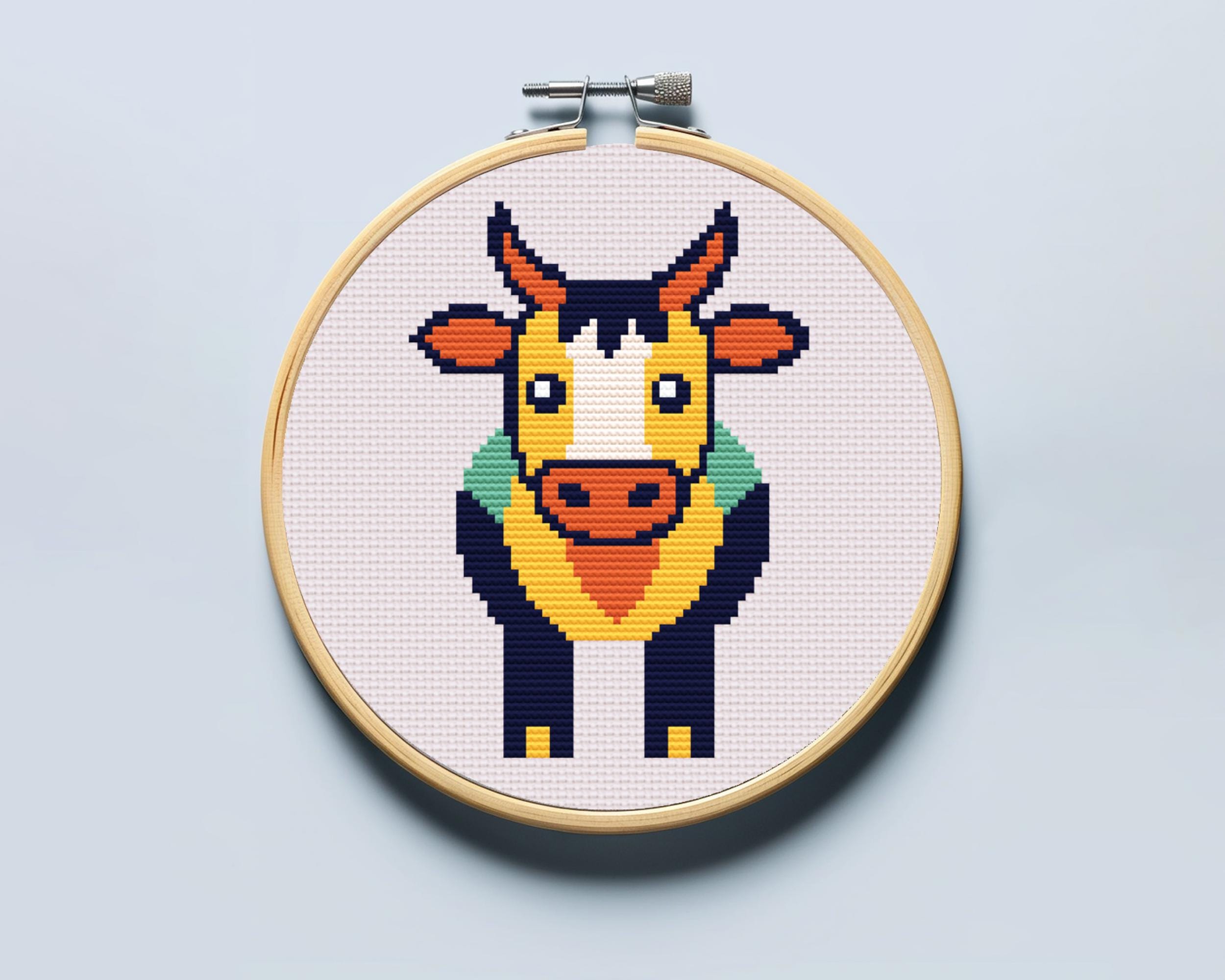 Cow Cross Stitch Pattern PDF - Etsy