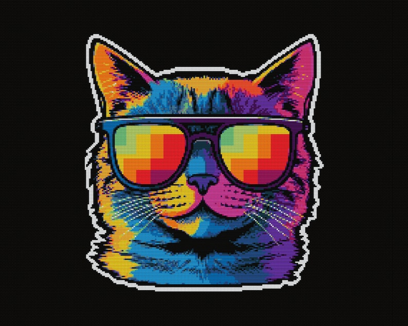 Cat Cross Stitch Pattern PDF - Etsy