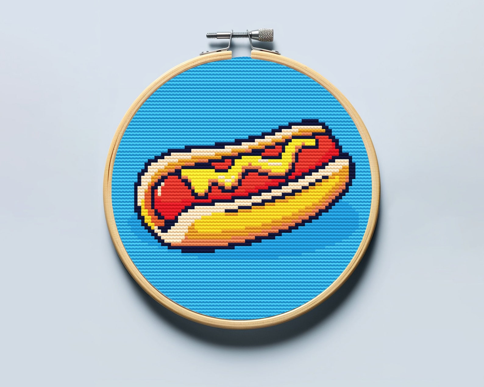 Hot Dog Cross Stitch Pattern PDF - Etsy
