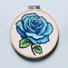 Blue Rose Cross Stitch Pattern PDF. - Etsy