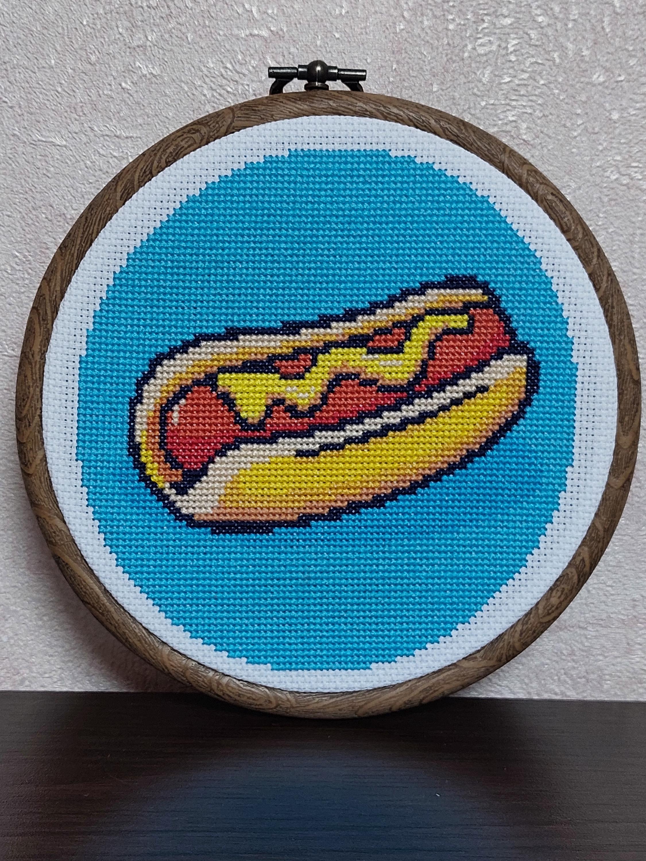 Hot Dog Cross Stitch Pattern PDF - Etsy