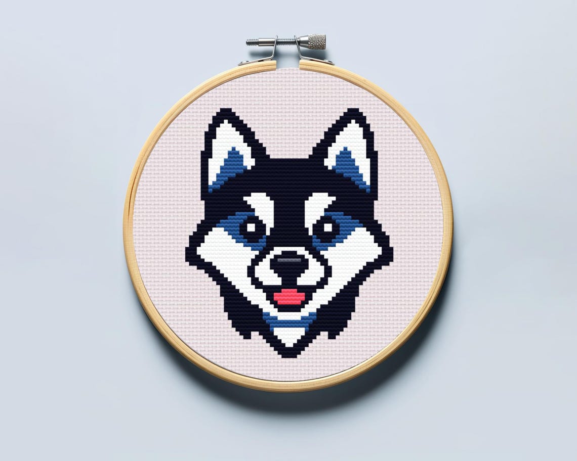 Husky Cross Stitch Pattern PDF - Etsy