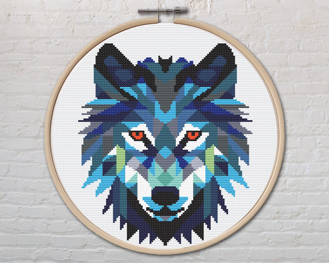 Wolf Cross Stitch Pattern PDF. - Etsy