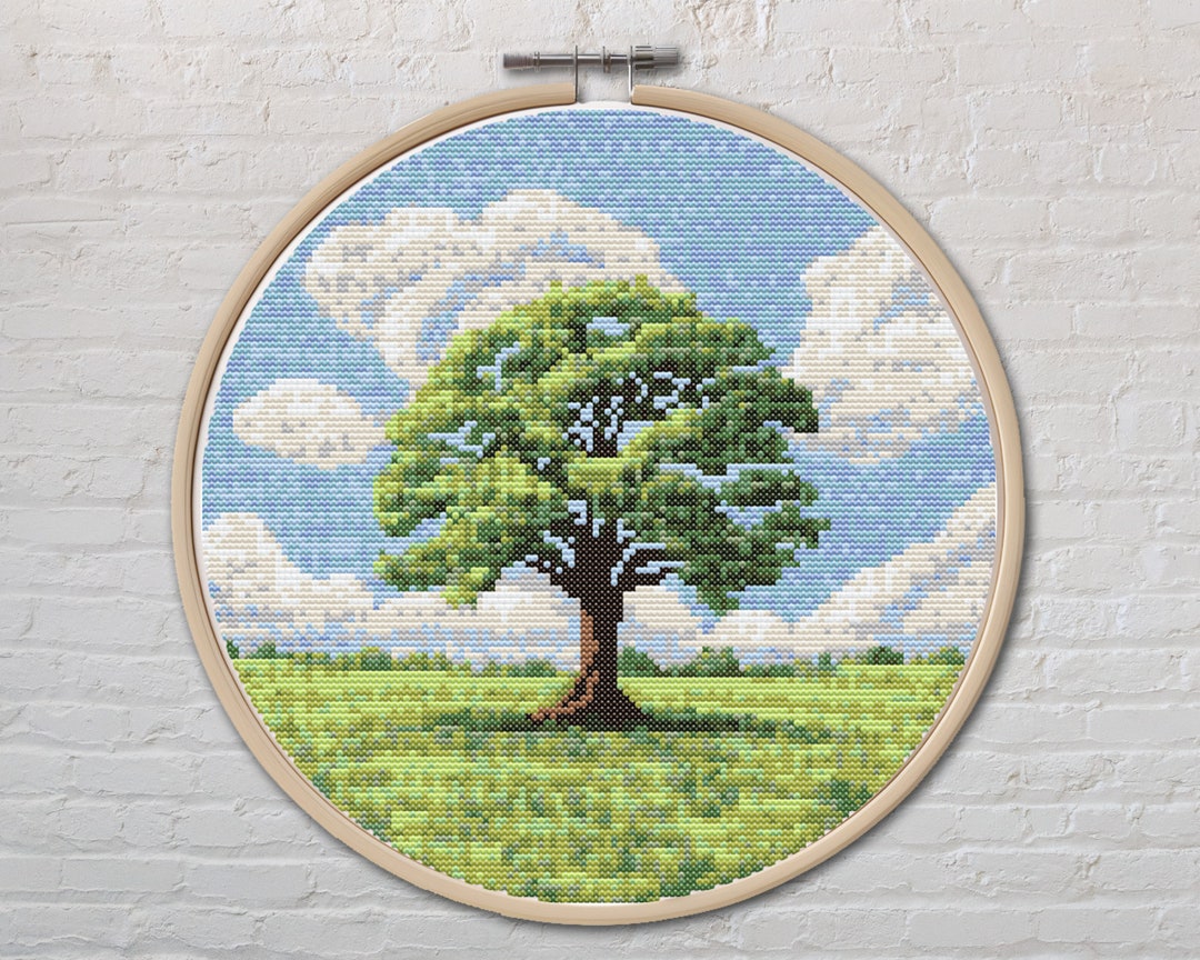 Oak Tree Cross Stitch Pattern, PDF. - Etsy
