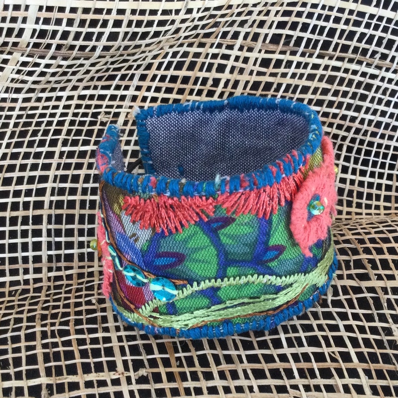 Textile Cuff - Etsy