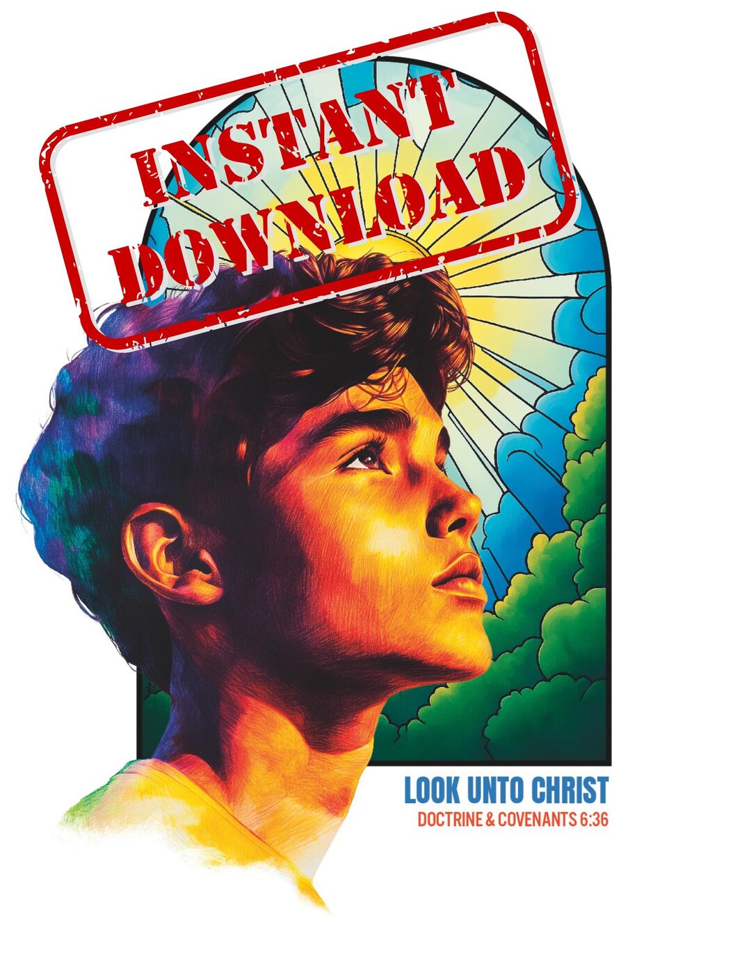 LDS Youth Theme 2025 Printable | Look Unto Christ (digital Download) - Etsy