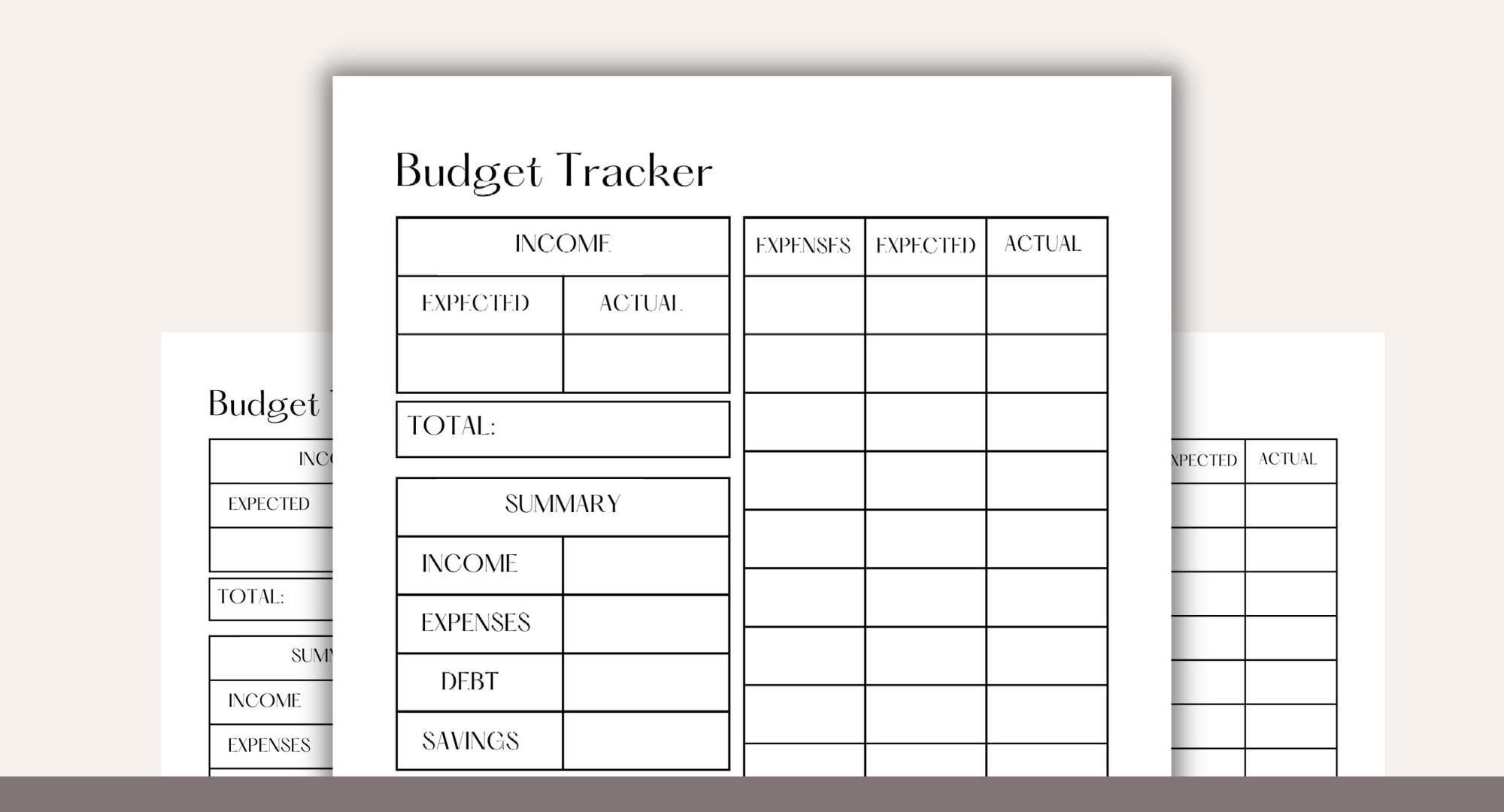 Printable Budget Trackerfinance Planner Printable Budget - Etsy